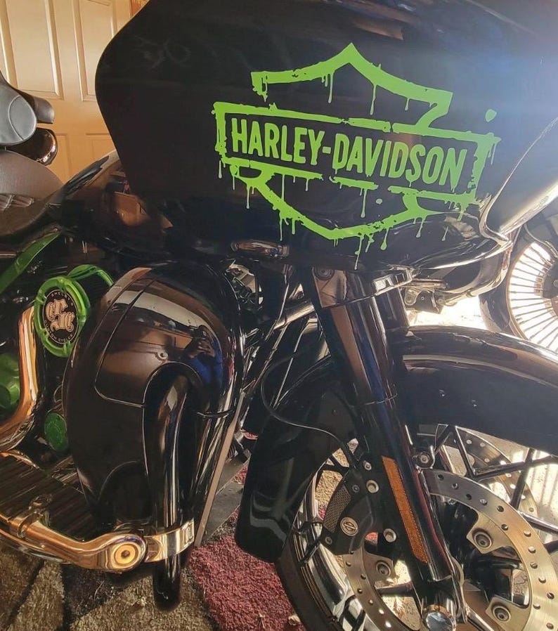 HD Graffiti Motorcycle Decal - Etsy