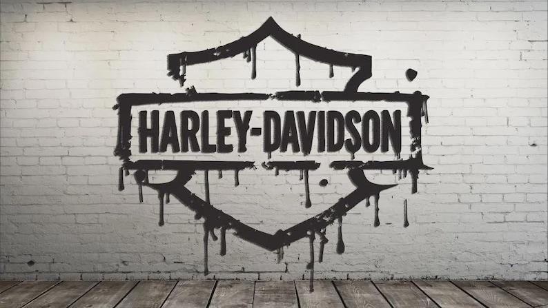 HD Graffiti Motorcycle Decal - Etsy