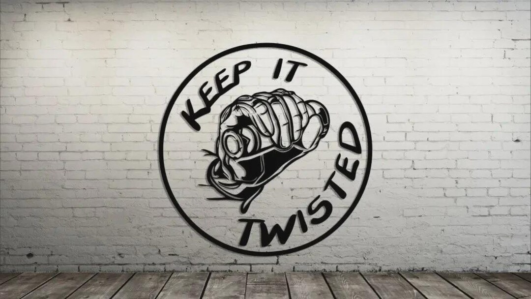 Keep It Twisted Decal - Etsy
