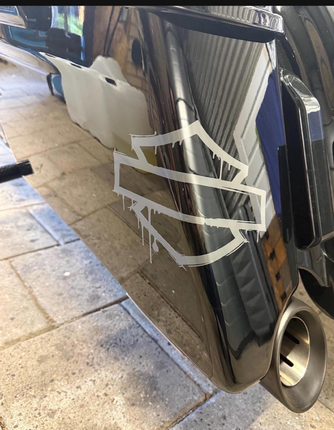 HD Graffiti Motorcycle Decal - Etsy