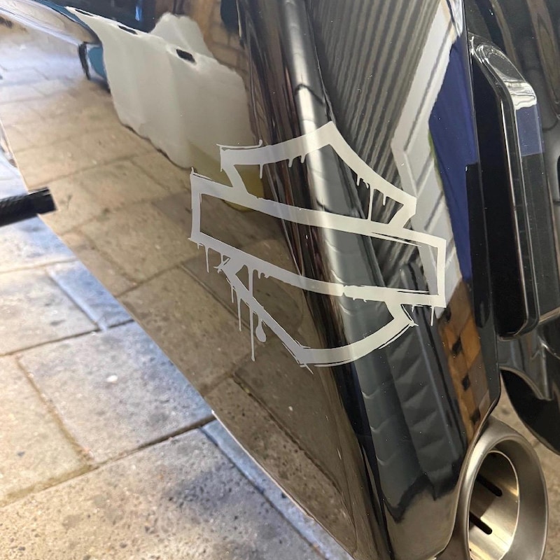Harley Tank Decal Custom - Etsy