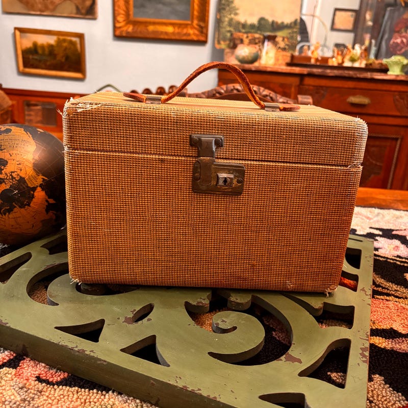 Leather Train Case - Etsy