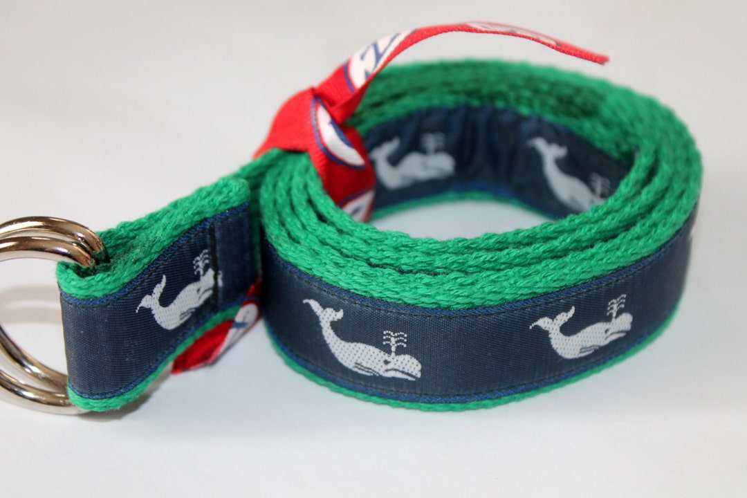 Kids Whale Belt Boys Whale Belt Nautical Belt Navy Whale Belt Girls ...