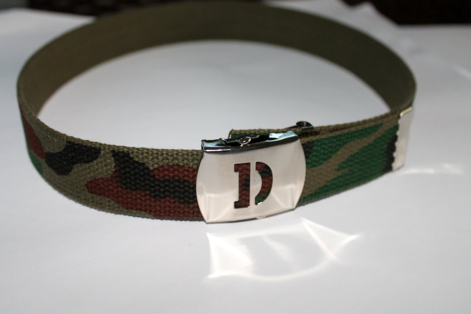 Camouflage Letter Belt Army Belt Camo Belt Military Slide - Etsy