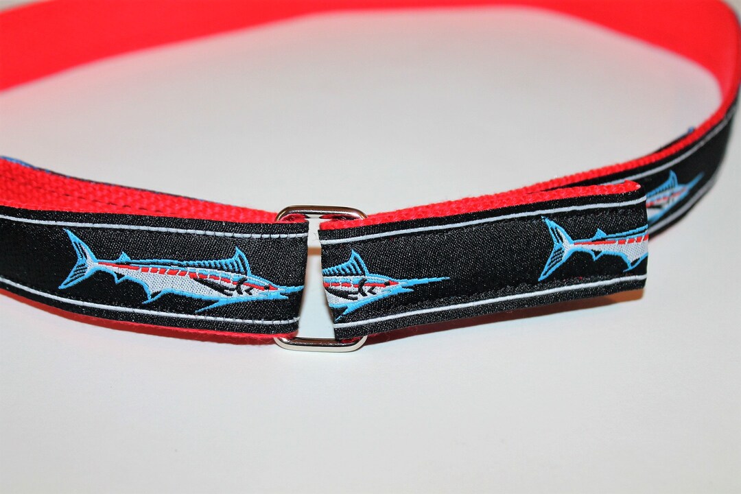 Kids Marlin Belt Combination Belt Sailfish Belt Black Boating Belt Kids ...