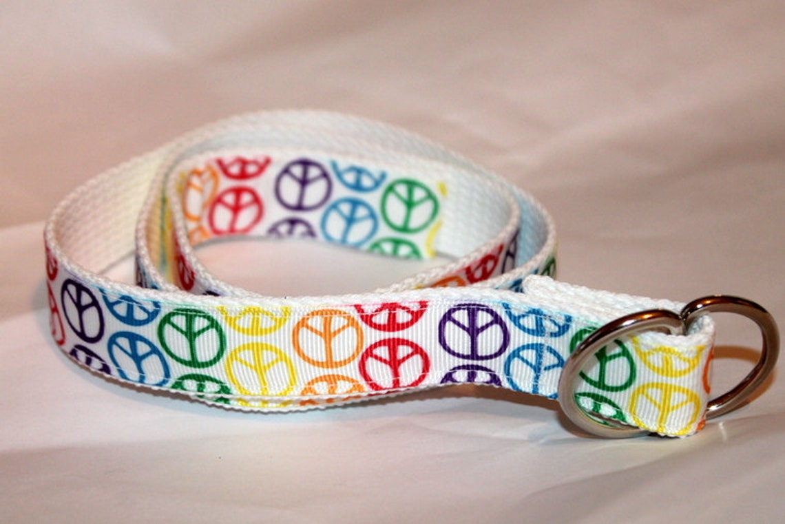 Peace Sign Belt Rainbow Toddler Belt | Etsy