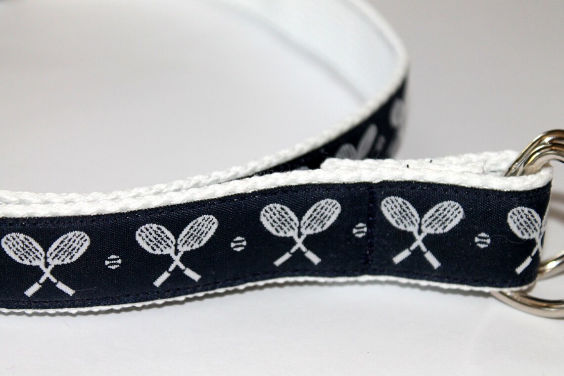 Tennis Belt Navy and Green Ladies Tennis Belt Mens Tennis Belt Green ...