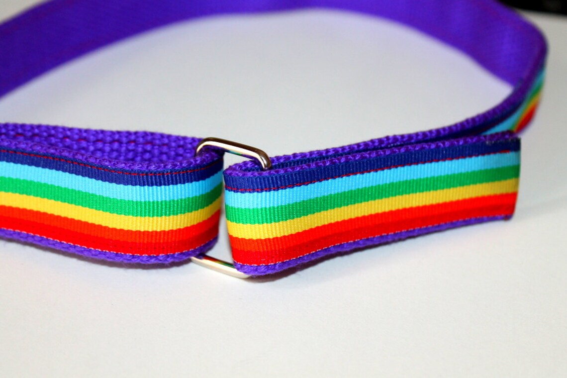 Rainbow Combo Belt Purple Rainbow Belt Kids Combo Belt Girls Combo Belt ...