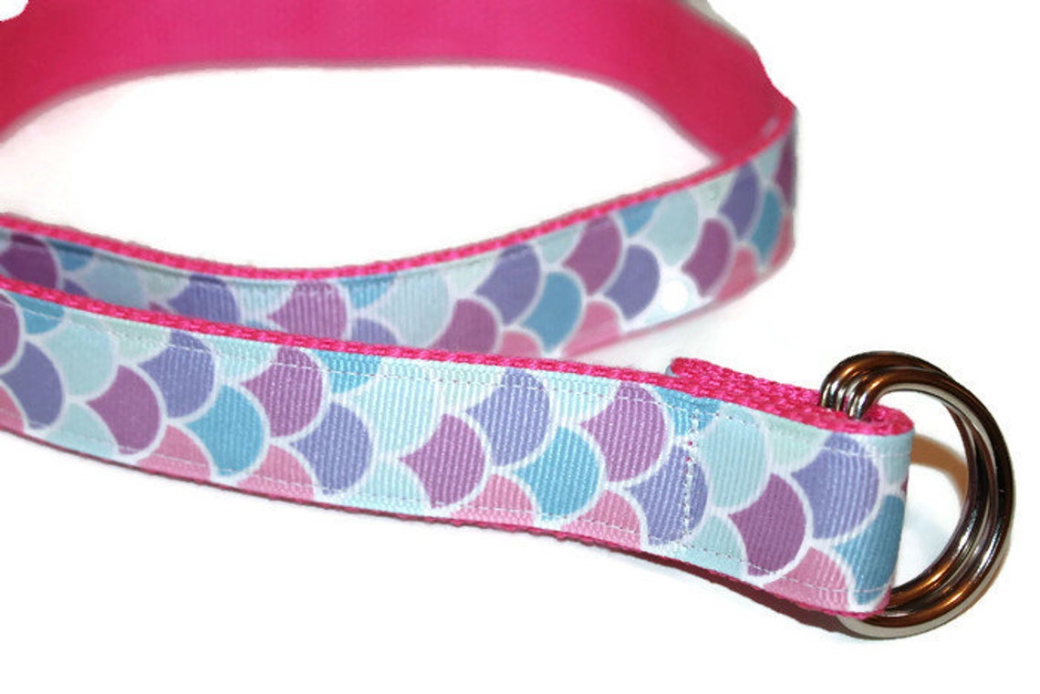 Mermaid Tail Belt Girls Ribbon Belt Nautical Girls Belt Pink Mermaid ...