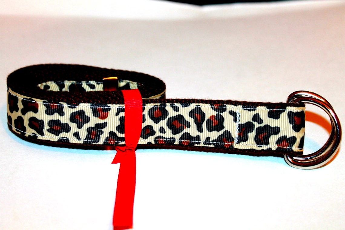 Girls Cheetah Belt Girls Animal Print Belt Cheetah D Ring Belt Leopard ...