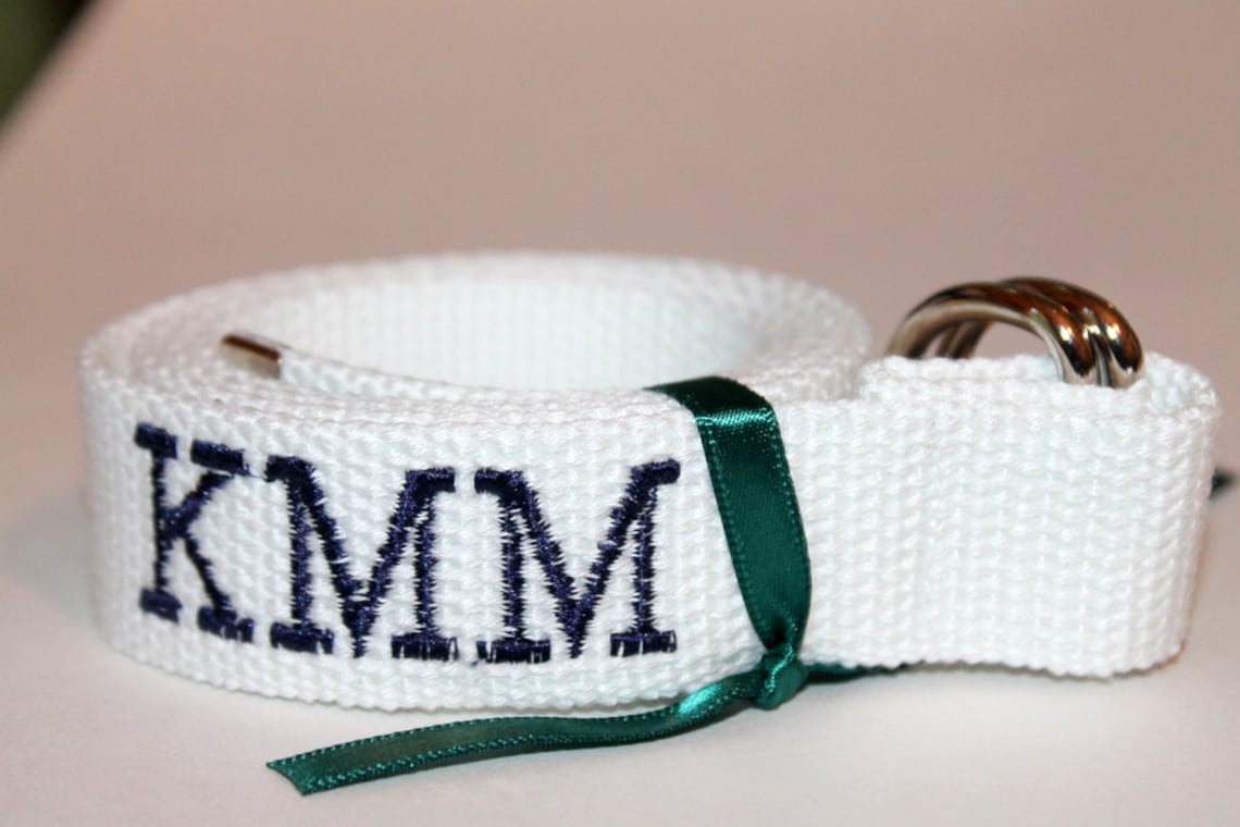 Kid White Belt White Webbing Belt Baptism Belt Boys Wedding - Etsy