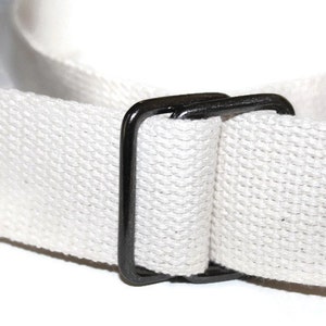 Wide Webbing Belt Mens Square Ring Belt Pewter Belt Square Ring Belt ...