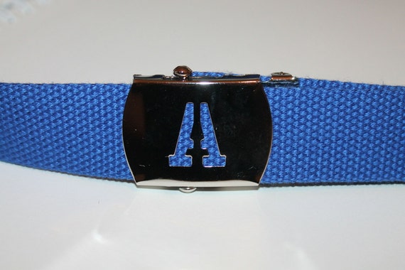 Royal Blue Letter Belt Initial Belt Boys Girls Adults Kids | Etsy