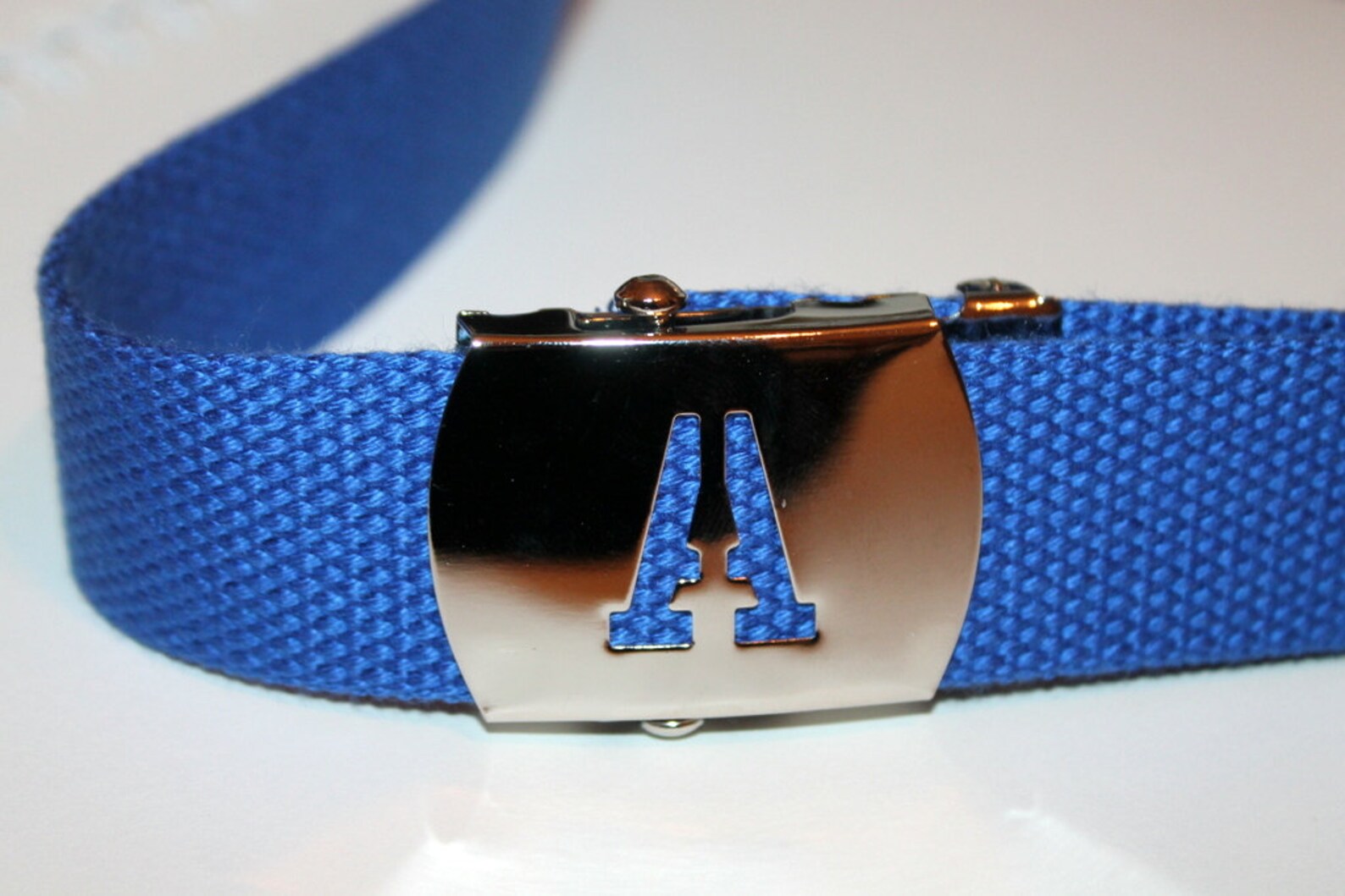 Royal Blue Letter Belt Initial Belt Boys Girls Adults Kids Royal Belt ...