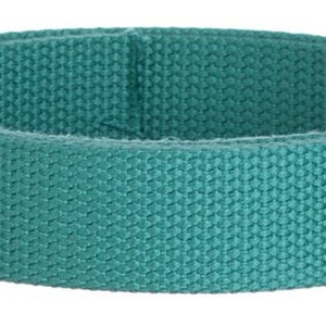 Teal Belt D Ring Belt Teal Green Webbing Belt Men's Turquoise Belt ...