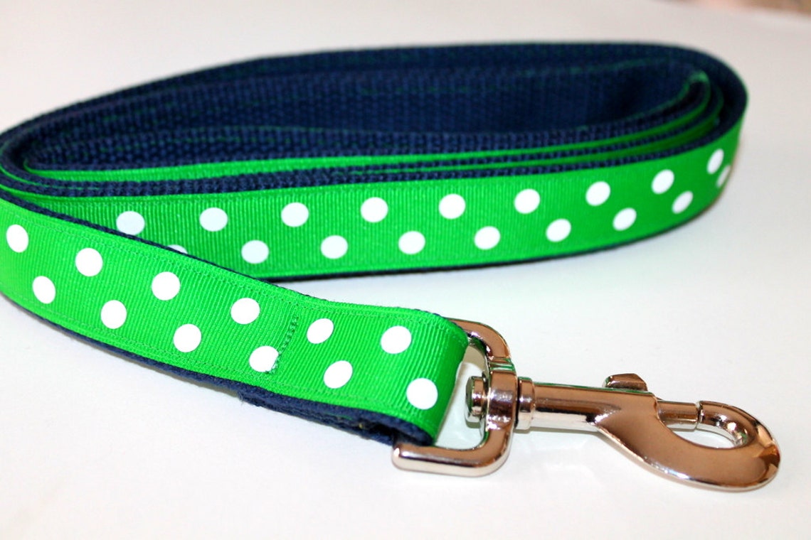 Green Dog Collar and Leash Set 1 Wide Green Dog Collar | Etsy