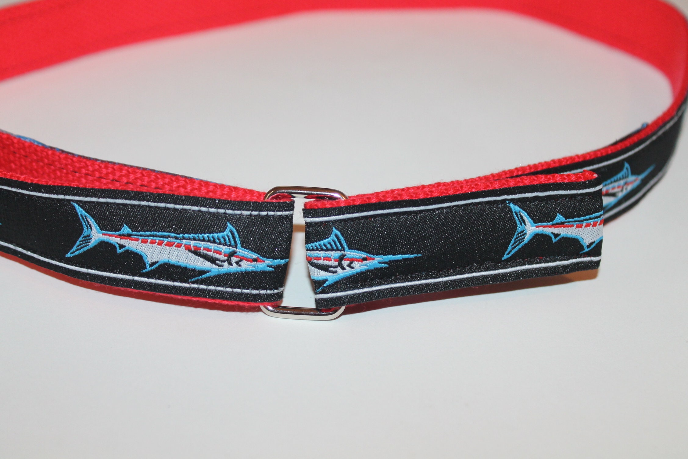 Kids Marlin Belt Combination Belt Sailfish Belt Black Boating Belt Kids ...