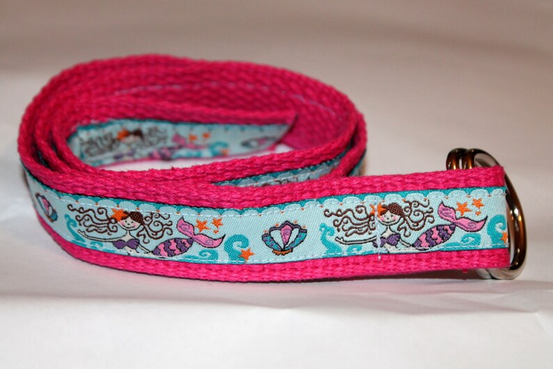 Mermaid Belt Girls Ribbon Belt Nautical Girls Belt Pink | Etsy
