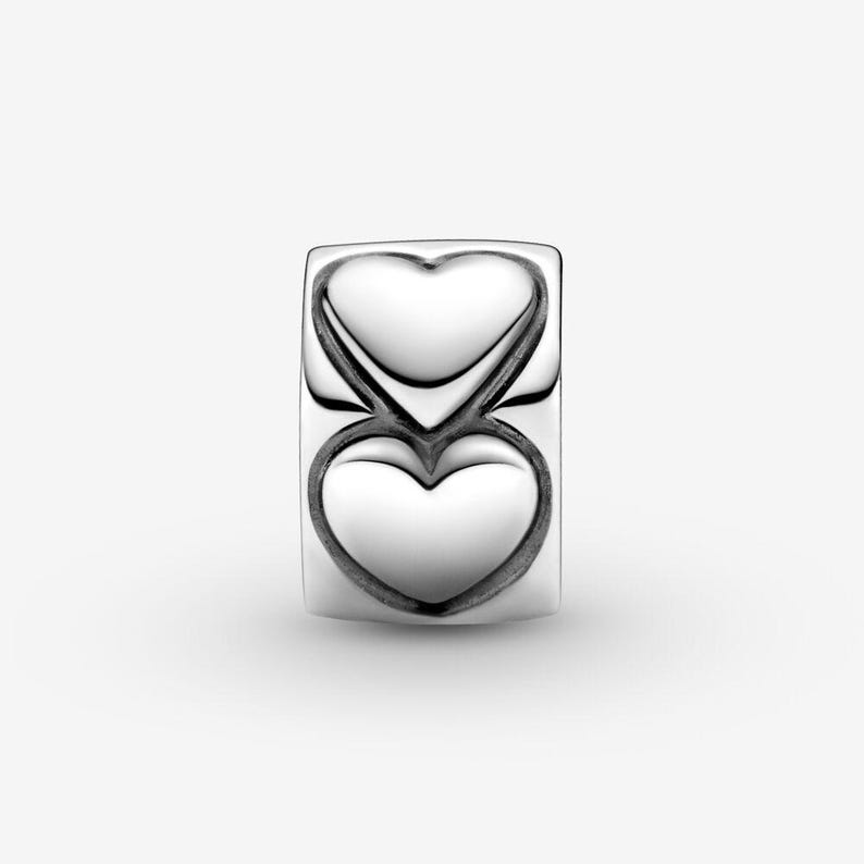 Pandora 20th Limited Edition Hearts Clip Charm - Receipt & Certificate ...