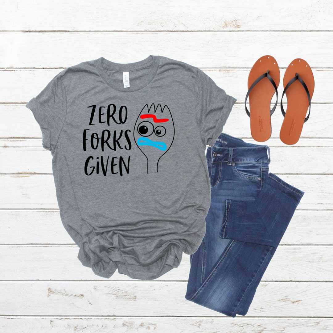 Toy Story Forky "zero Forks Given" Disney Shirt - ALL Sizes Infant ...