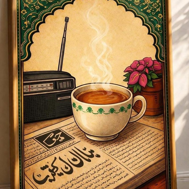Desi Chai Painting - Etsy