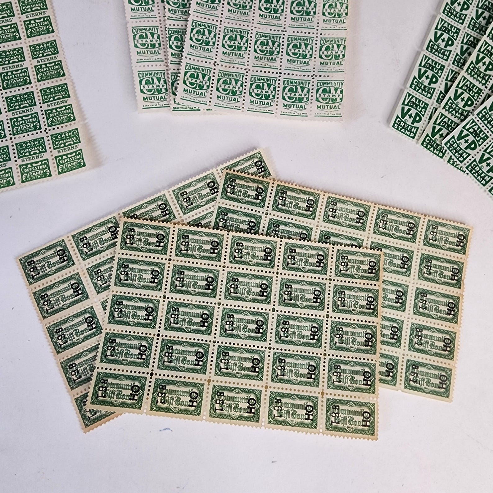 8 CHOICES 75 Green Savings Stamps Top Quality D and C Bonus V + P ...