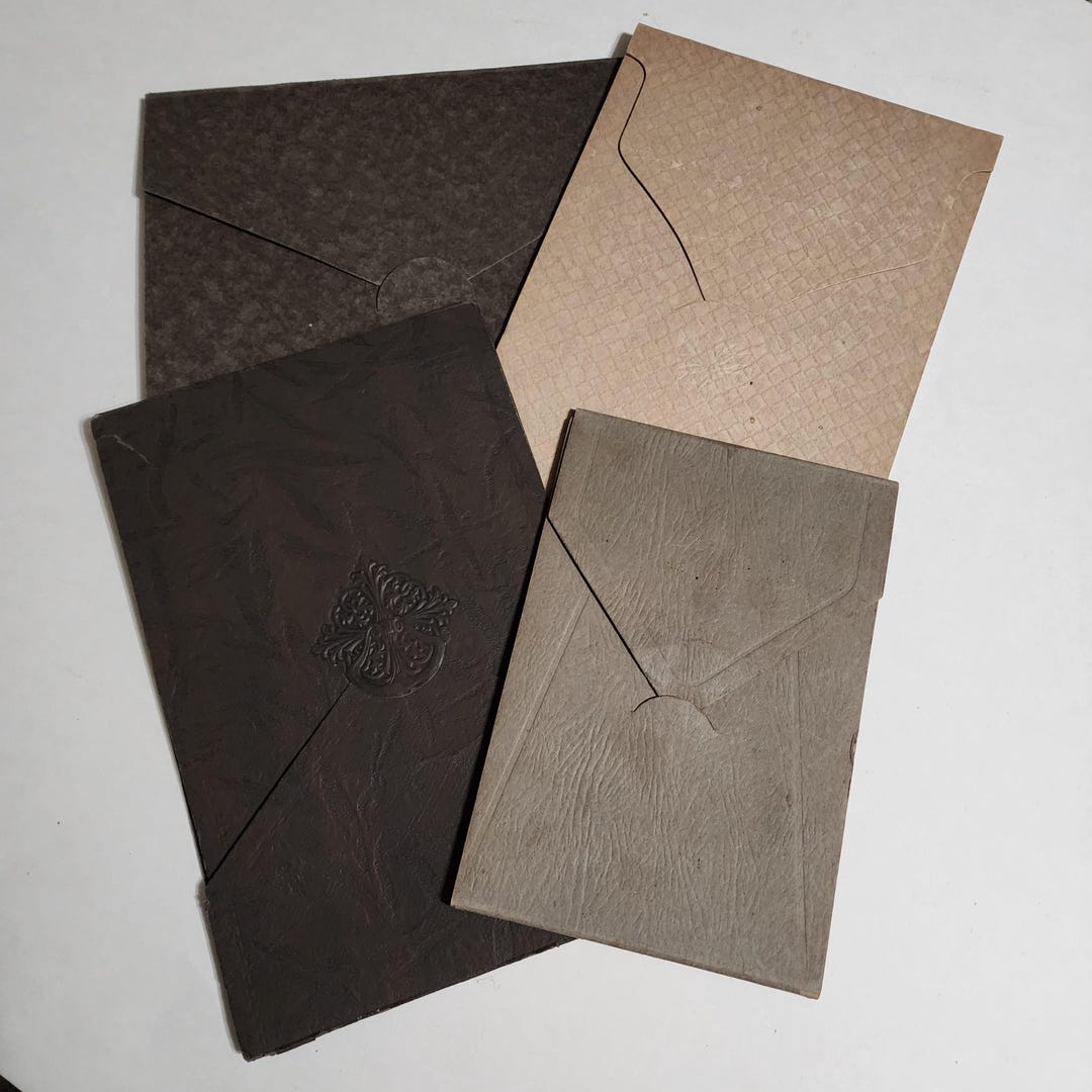 4 Vintage Portrait Frames Photo Folders Antique Photo Display Frames ...