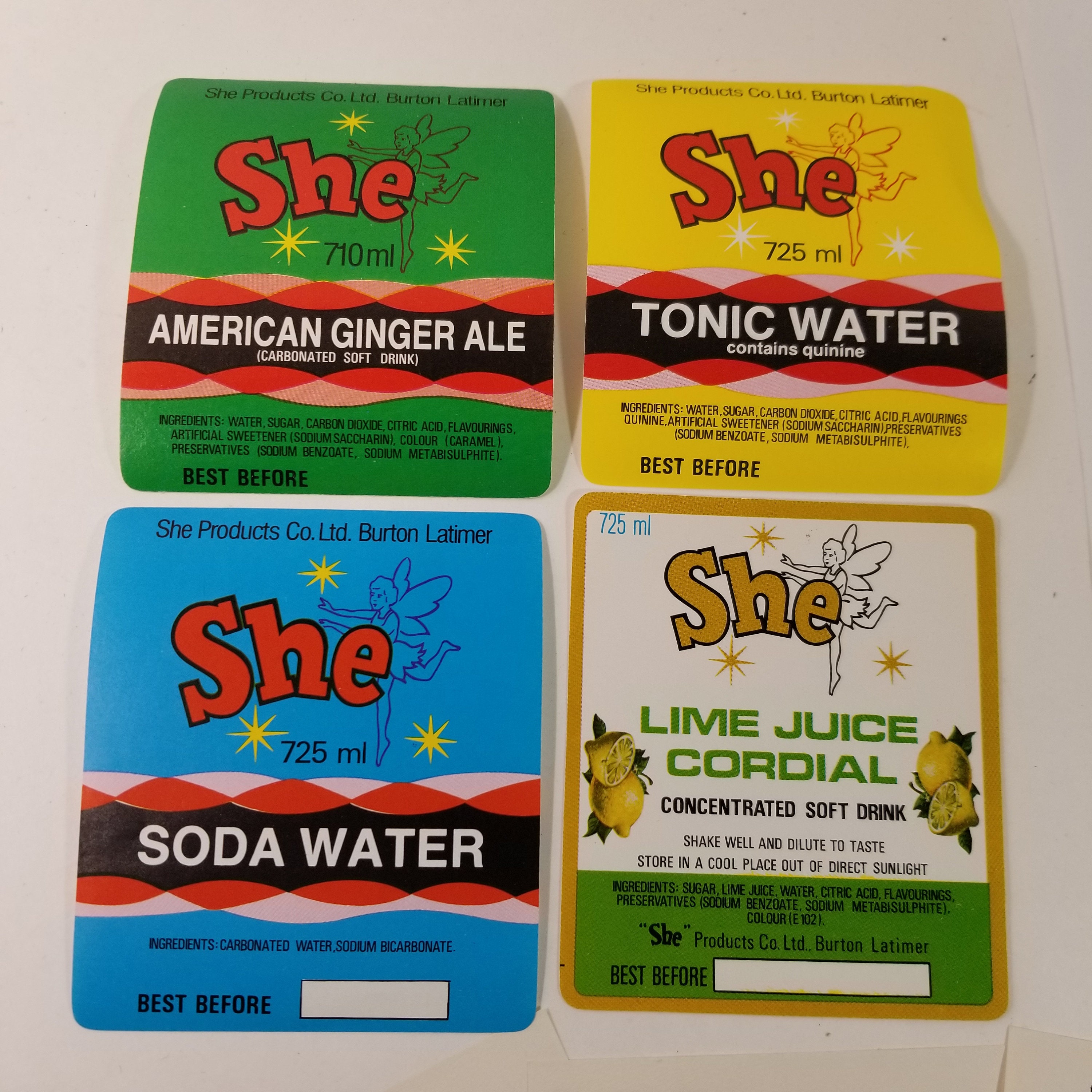 12 Different Soft Drink Labels Vintage Bottle Labels NOS | Etsy