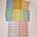 30 Piece Monopoly Game Money Vintage Monopoly Deluxe Parts Paper Money ...