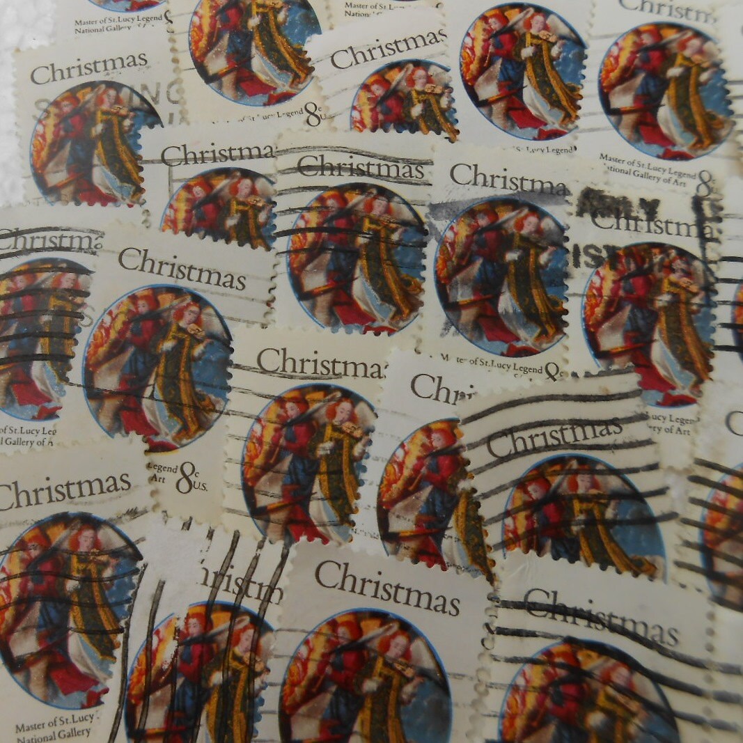 50 Christmas Angel Postage Stamps 8 Cent US Used Cancelled - Etsy