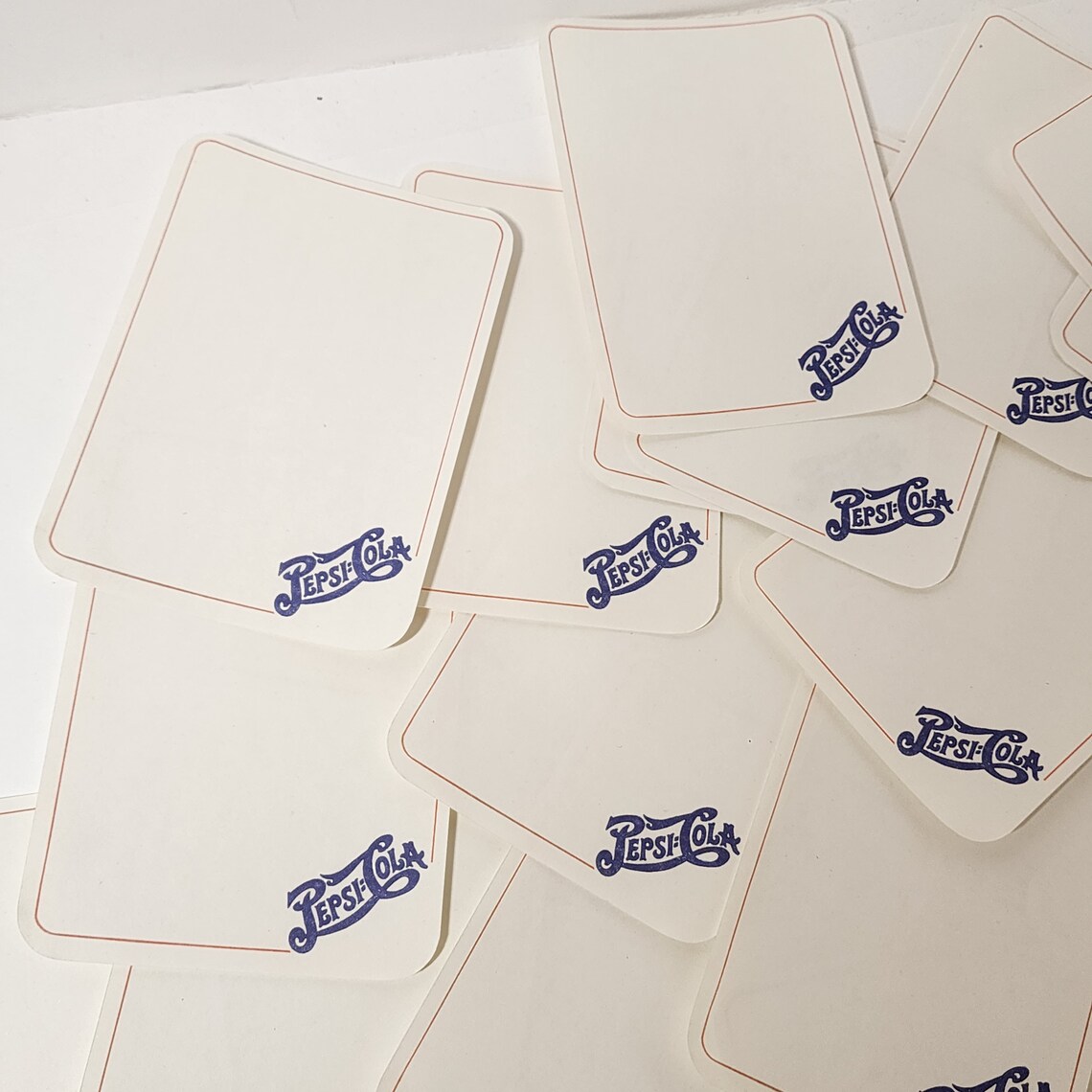 15 Sheets Pepsi Note Paper Pepsi Cola Logo Stationery Vintage ...