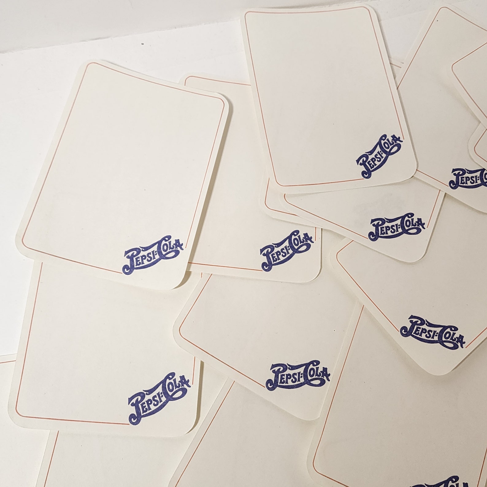 15 Sheets Pepsi Note Paper Pepsi Cola Logo Stationery Vintage ...
