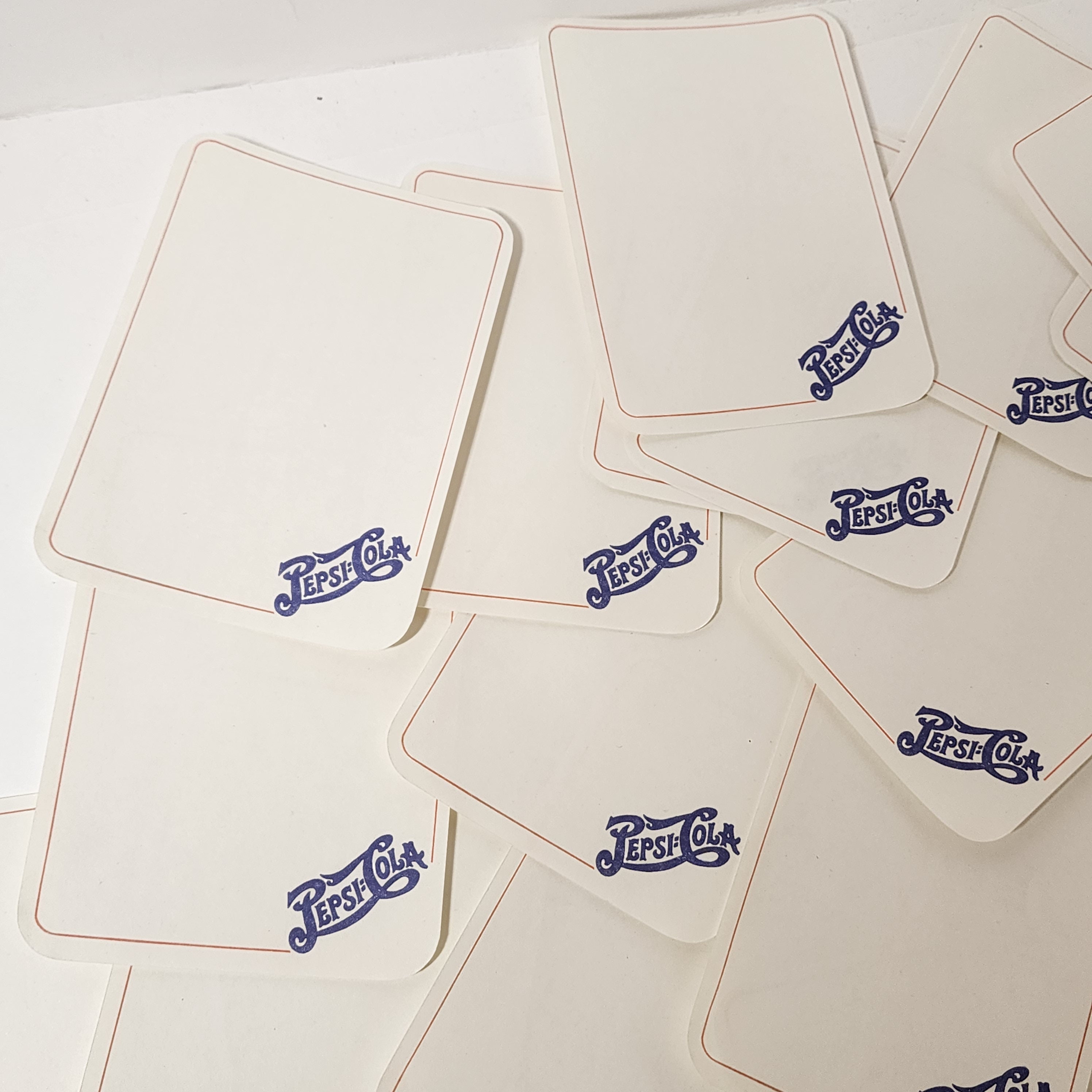 15 Sheets Pepsi Note Paper Pepsi Cola Logo Stationery Vintage ...