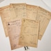 6 Different Handwritten Order Pages 1950s Receipts Beer Bottling ...