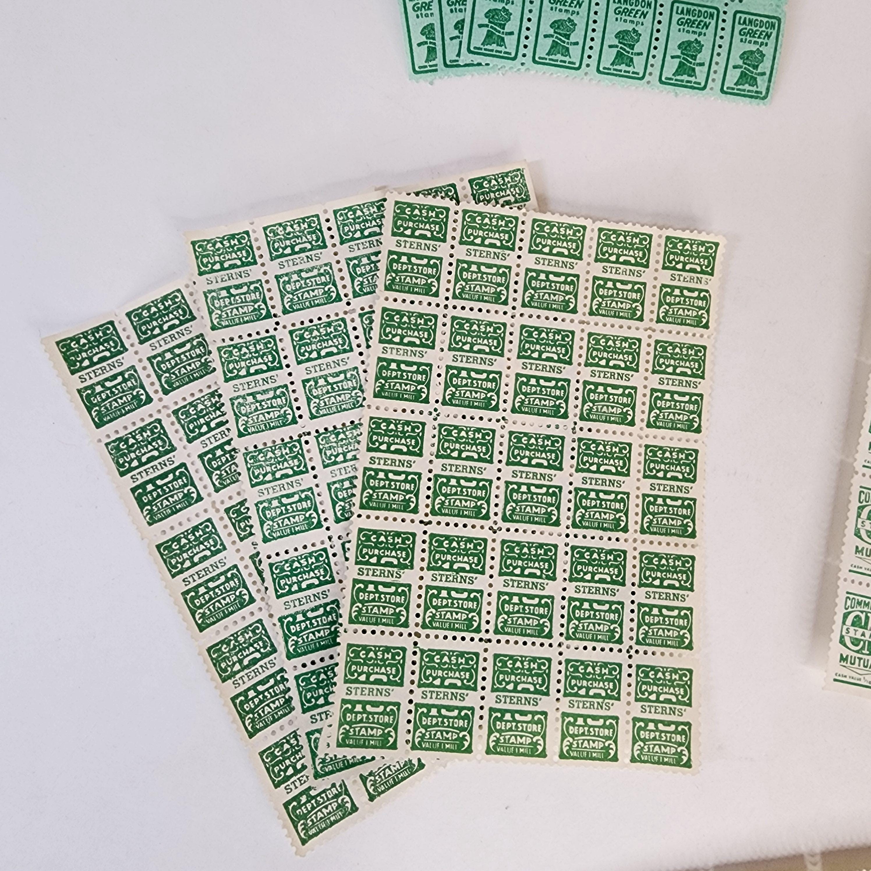 8 CHOICES 75 Green Savings Stamps Top Quality D and C Bonus V + P ...