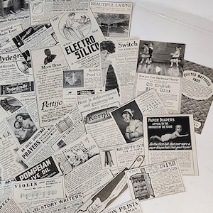 Random Pick 50 Antique Victorian Ads Early 1900's Women's Magazine Ads ...