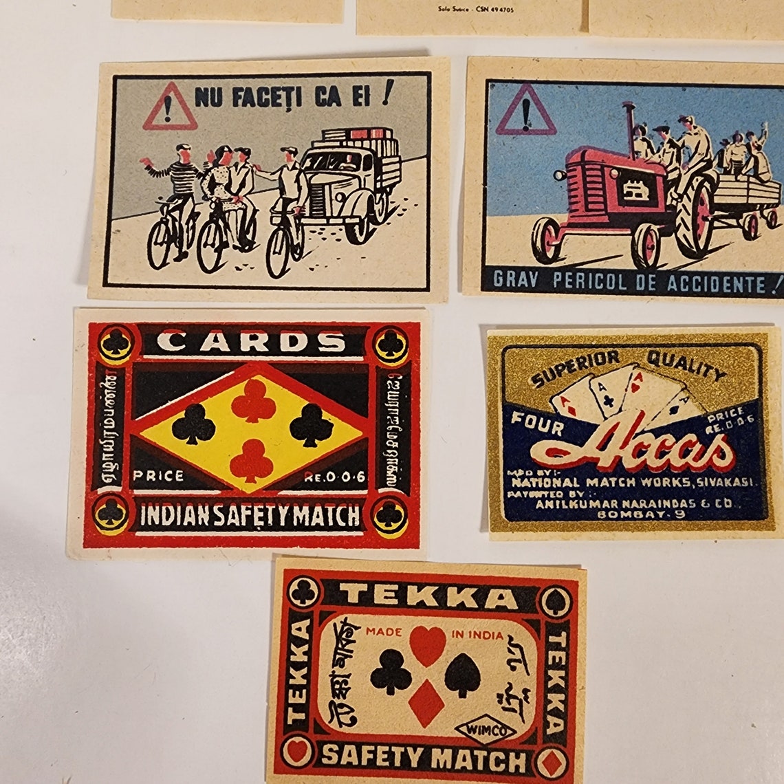 35 Vintage Matchbox Labels 1960s Advertising Paper Matchbox - Etsy