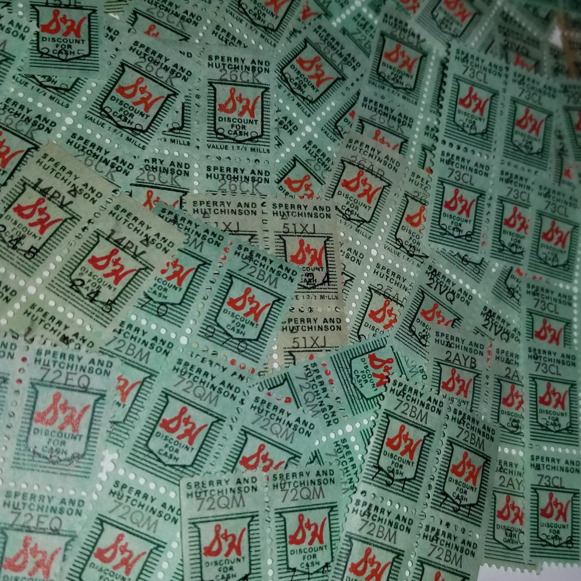 25 blocks S&H savings stamps 100 green trading stamps in | Etsy