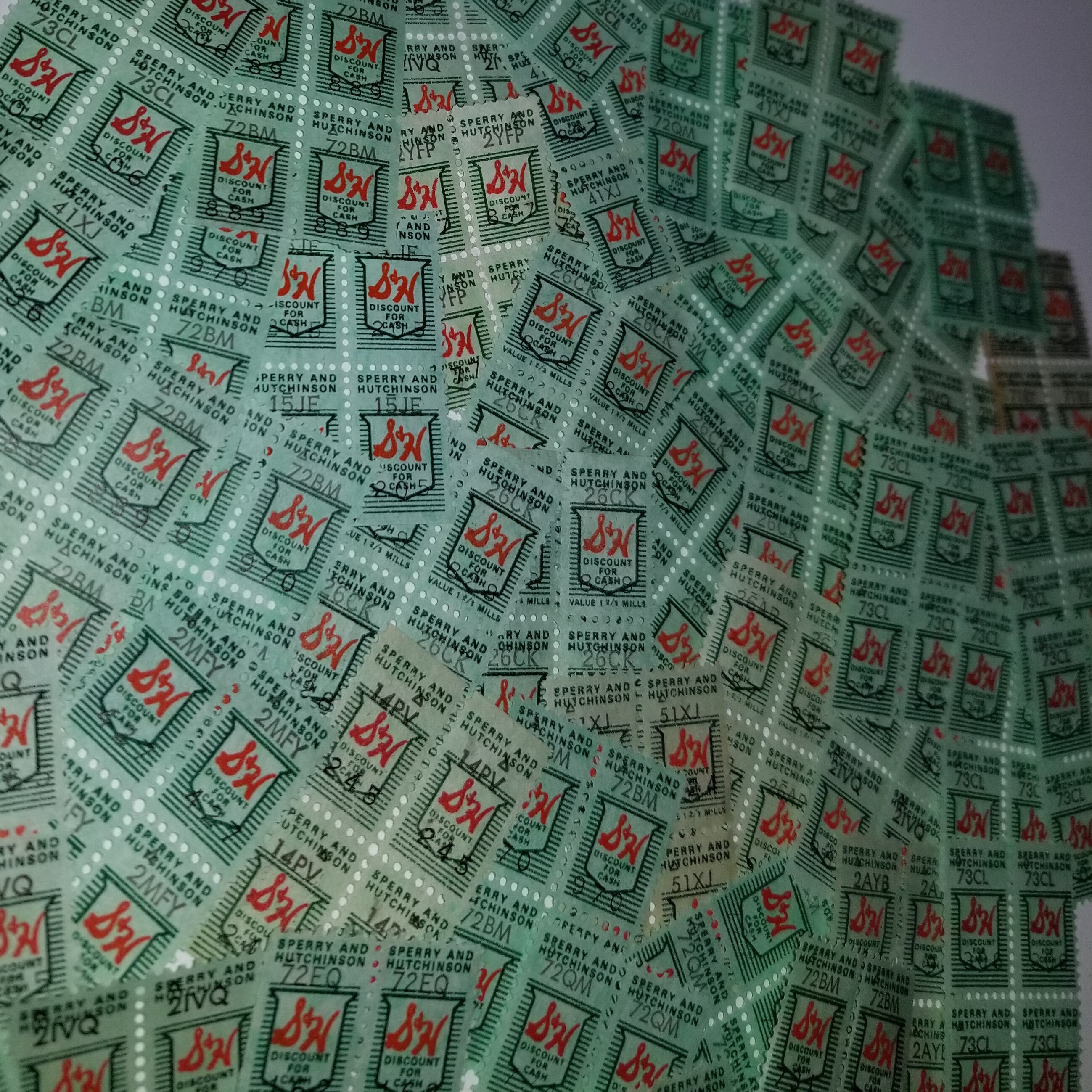25 blocks S&H savings stamps 100 green trading stamps in | Etsy