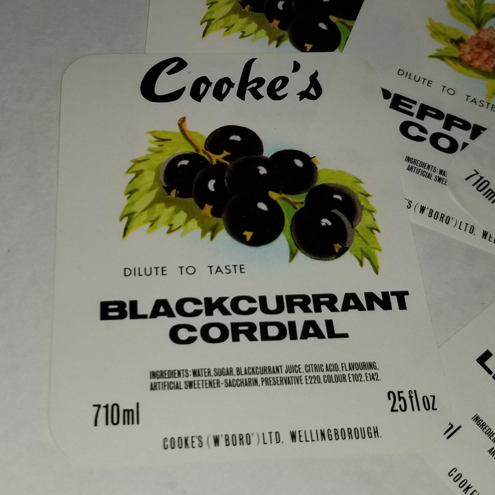 9 Vintage Bottle Labels Soft Drink 3 Types Beverage Lemon Water ...