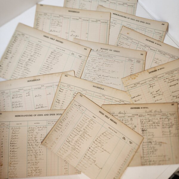 Antique Ledger Paper - Etsy
