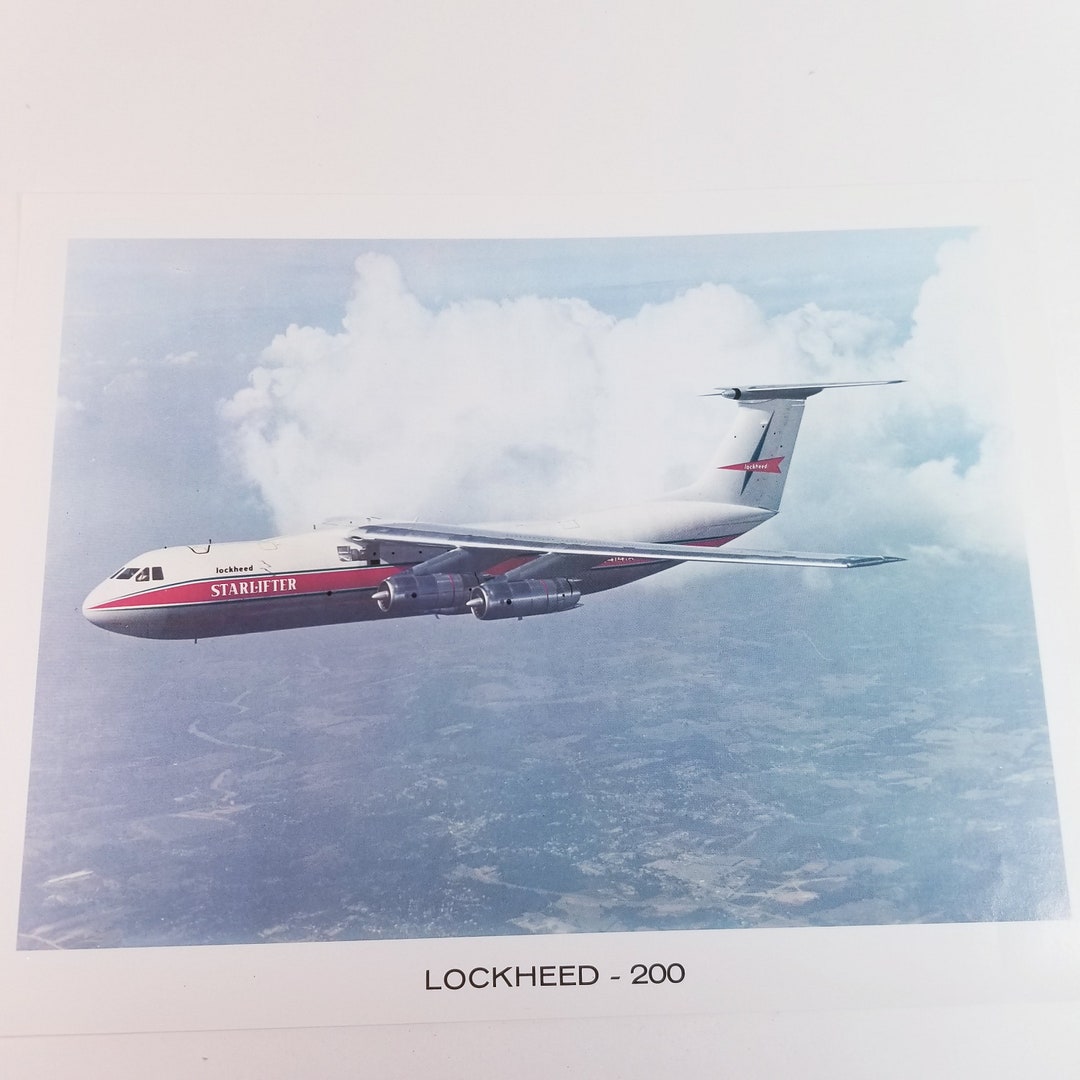 Lockheed Georgia 1960's Advertising Photo Lockheed 200 Starlifter ...