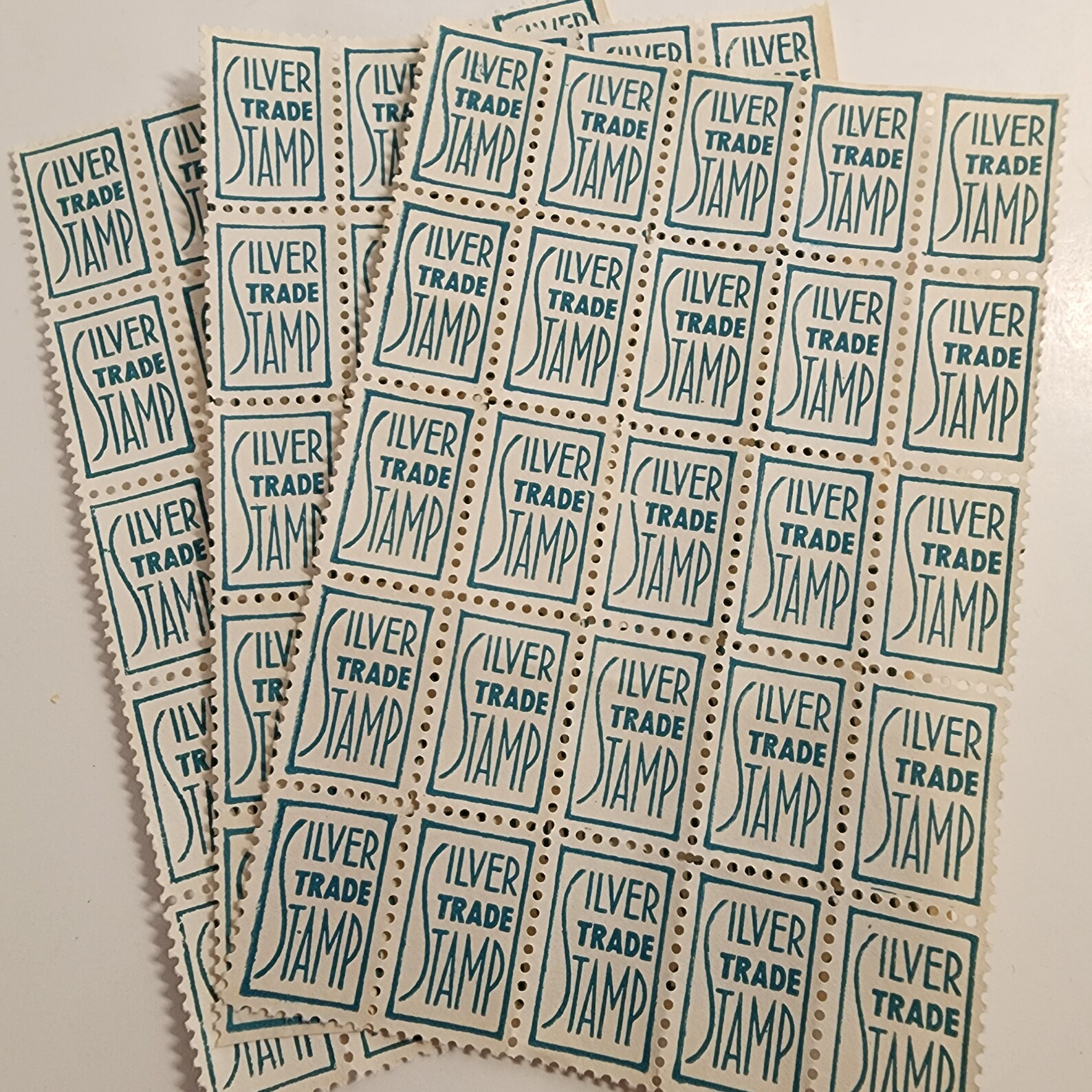Choice! 75 Blue Savings Stamps 3 Sheets of 25 Erickson Community ...