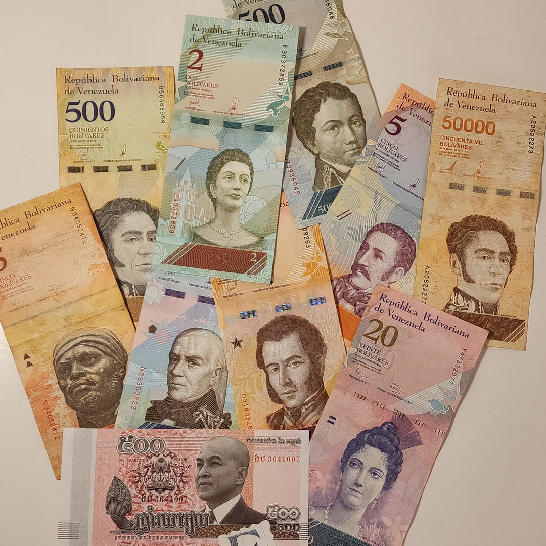 10 Piece Currency Lot International Banknotes Colorful Paper Money ...