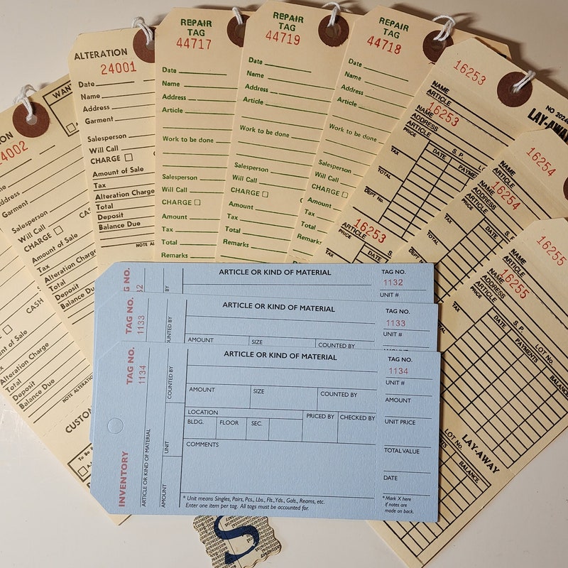 Alteration Ticket - Etsy