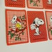 8 1965 PEANUTS Snoopy Playing Cards Colorful Red Valentines Vintage ...