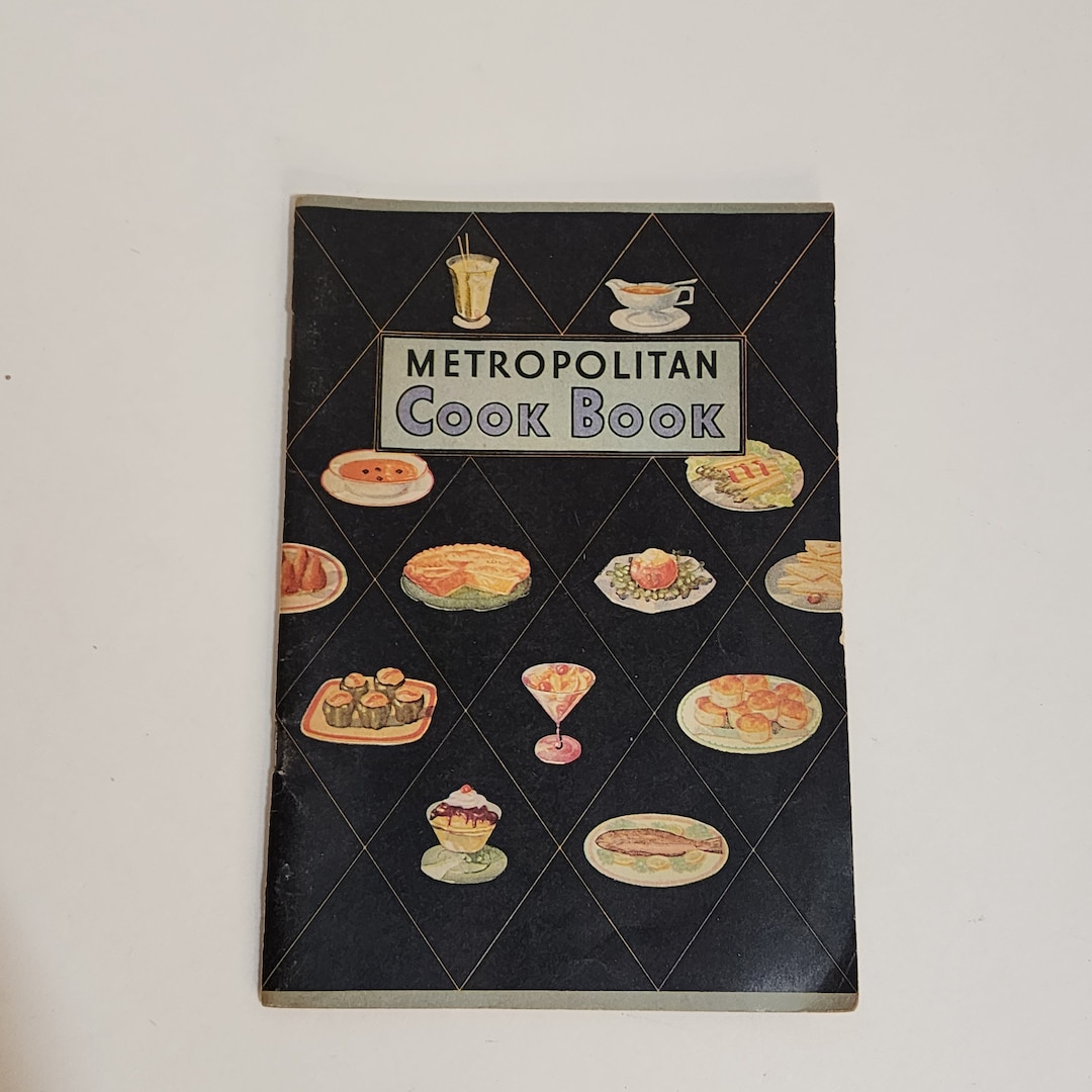 1930s Metropolitan Cook Book Recipe Booklet Insurance Company Premium ...