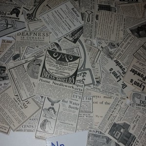 Random Pick 50 Antique Victorian Ads Early 1900's Women's Magazine Ads ...