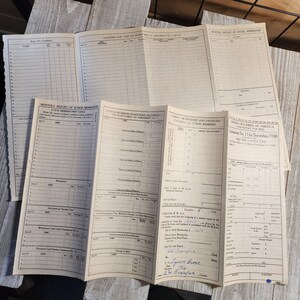 4 1930s Assessment Forms Business Papers Antique Pages Modern Woodmen ...