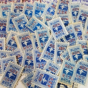 Blue Savings Stamps 50-100 Singles Erickson King Kotton Big M Profit ...